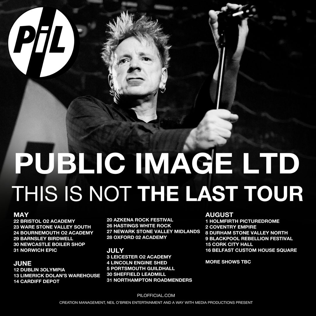 PiL announce major 2025 tour - PiL Official
