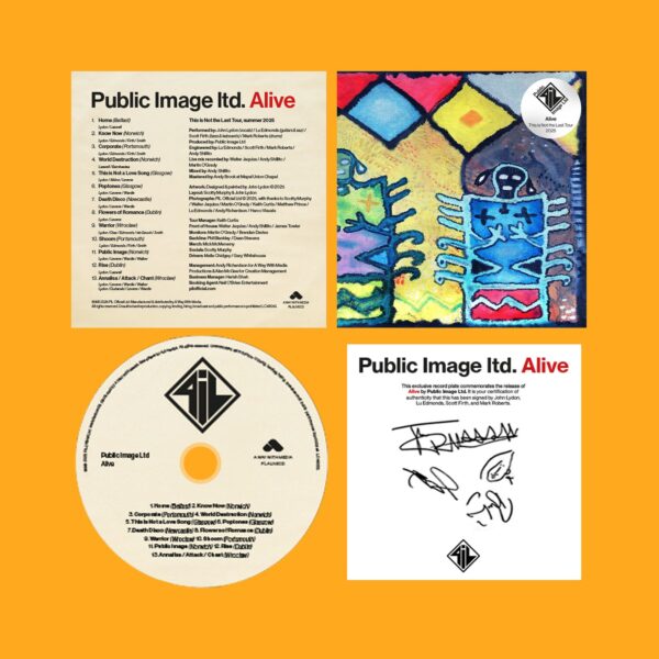 Alive - live album - pre-order now - PiL Official