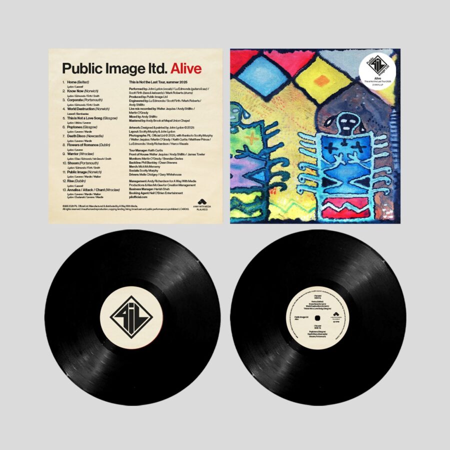 Alive - live album - pre-order now - PiL Official