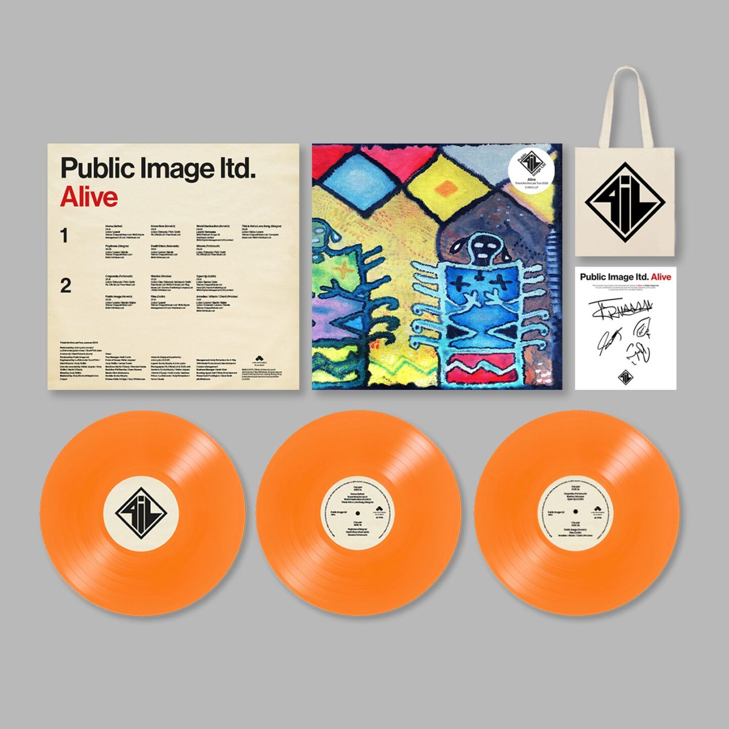 Alive - live album - pre-order now - PiL Official